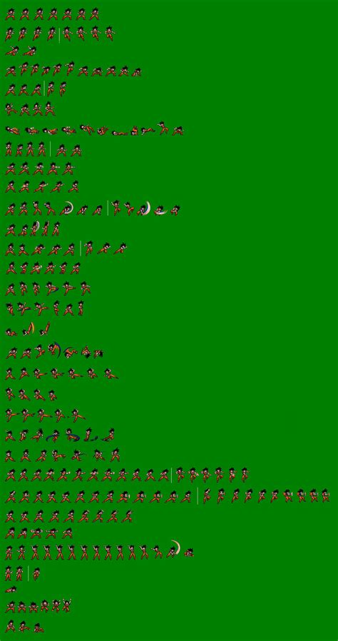 Goku Jus Spritesheet By Alissonviana On Deviantart