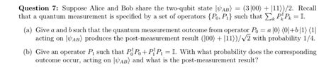 Entanglement Measuring An Entangled Quantum State Quantum Computing