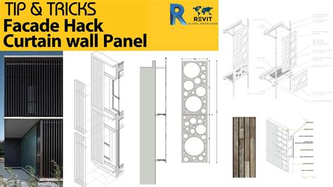 Tip Tricks Curtain Panel Hack For Facade In Revit YouTube