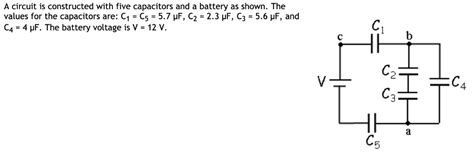 Solved 1 What Is Cab The Equivalent Capacitance Between