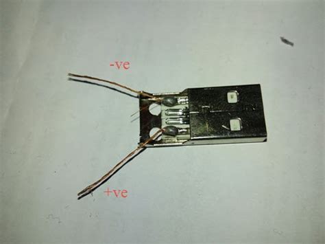 HomeMade DIY HowTo Make USB Cable Positive Negative Polarity And Voltage Output
