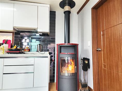 수프라벽난로 시공 사례 노출형 시공사례