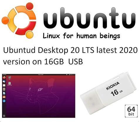 Ubuntu Linux 20 Latest Version 2020 On 16GB USB Amazon Co Uk Software