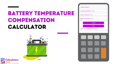 Battery Temperature Compensation Calculator