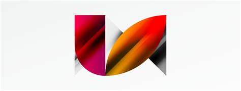 Colorful Gradients With Abstract Geometric Shapes Vector Image