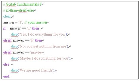 Scilab Kit Scilab Fundamentals 8 The If Statement