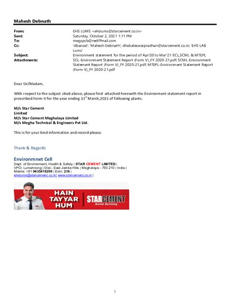 Fillable Online 34 Scl Environmental Statement Fy20 21pdf Fax Email Print Pdffiller