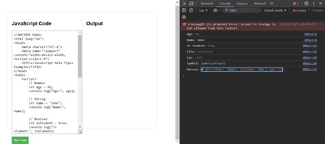 Javascript Data Types Javascript Tutorial