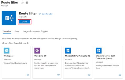 Configure Route Filters For Microsoft Peering Azure Portal Microsoft Learn