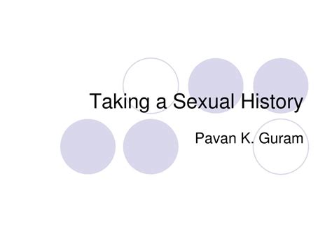 PPT Taking A Sexual History PowerPoint Presentation Free Download ID