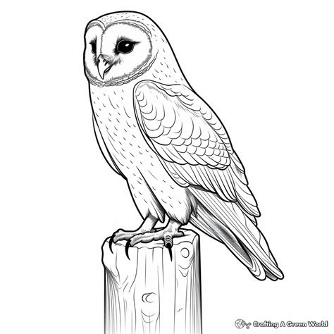 Barn Owl Coloring Pages Free And Printable
