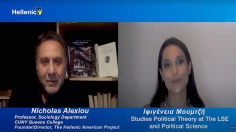 Professor Alexious Interview With Hellenic Tv London Hellenic American Project