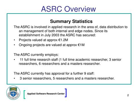 Ppt Asrc Overview Powerpoint Presentation Free Download Id4471455