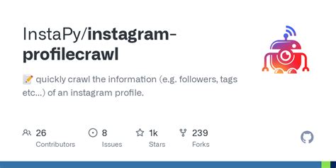 Github Instapyinstagram Profilecrawl 📝 Quickly Crawl The