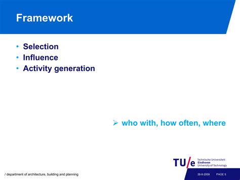 An Agent Based Framework For Modelling Social Activities And Travel Ppt