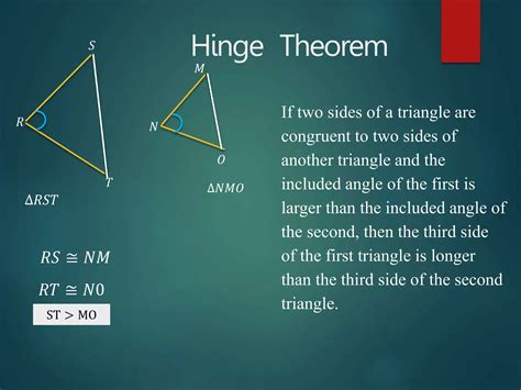 Hinge Theorem Grade 8 Powerpoint Presentation Pptx