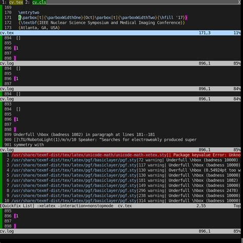 Plugin Vim Latex Close Multiple Quickfix Windows Vi And Vim Stack