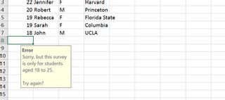 How To Add Input Restrictions To Validate Data In Excel Laptop Mag