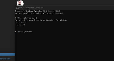 why does python command start a new cmd window python help