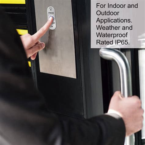 Outdoor Waterproof Push To Exit Button Visionis