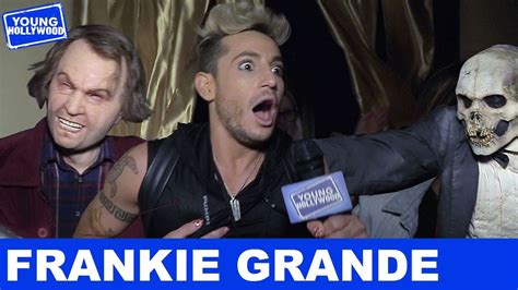 Frankie Grande Terrified At Halloween Horror Nights Youtube