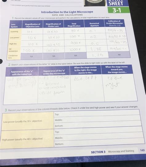 i was present and performed this exercise in sheet