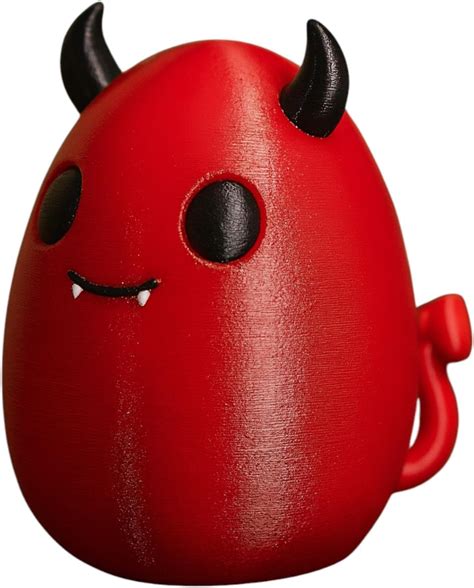 Devil Egg Figurine Spooky Mini Demon Shelf Decor For Teens And Adults Gothic