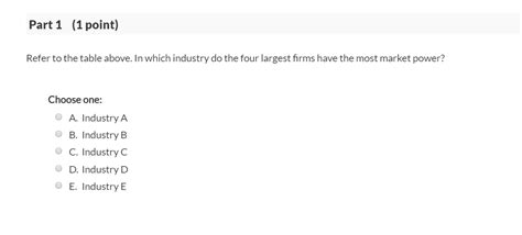 solved 02 question 2 points the following table reports
