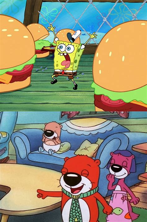 Otters Laugh At Spongebob Freaking Out By Perualonso On Deviantart