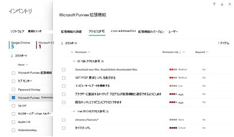 Microsoft Defender 脆弱性の管理でのブラウザー拡張機能の評価 Microsoft Defender Vulnerability Management