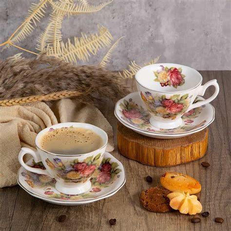 Комплект чаши за кафе Рози букет 140мл S Ts Bg