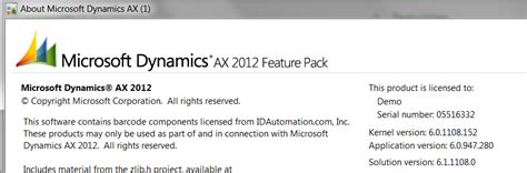 What Version Of AX 2012 Am I Using Stoneridge Software