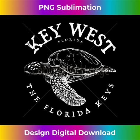 Key West Turtle Florida Keys Scuba Fishing Diving Tee Tank T Inspire