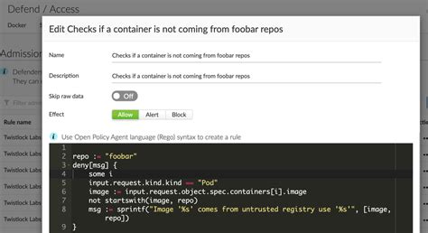 Livecommunity When Running A Rego Script With The Open Policy Agent
