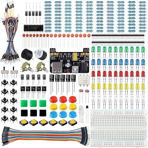 Miuzei Basic Starter Kit For Arduino Projects Breadboard