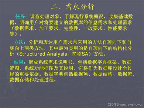 数据库设计六个阶段的任务、目标、内容、方法 数据库系统任务和目标写啥 csdn博客