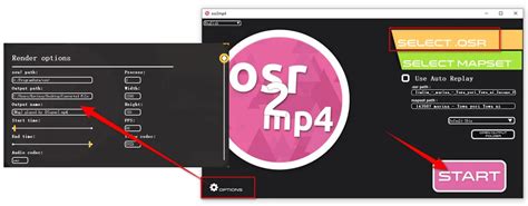 how to convert osu replay file osr to mp4