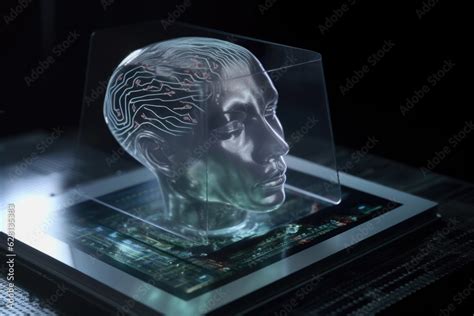 Neural Connection Between Human Brain And Computer Artificial Intelligence Future And