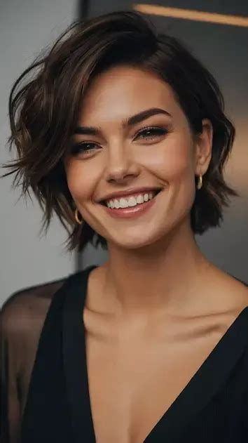 Best 12 15 Fabulous Short Haircuts For Glamorous Women With Round Faces