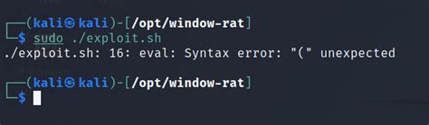 Having Bug Running The Script Issue Machine Window Rat GitHub