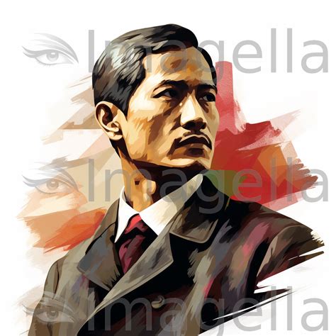 Jose Rizal Clipart In Chiaroscuro Art Style 4k And Vector Jose Rizal Ppt Template Jose Rizal