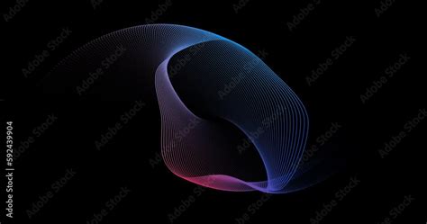 Circular Waveform Multi Colored Scalable Wave Moving Technology Wave