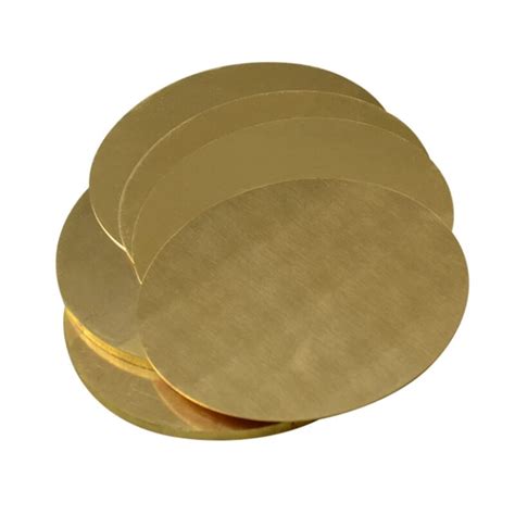 2 4 6 8 Round Brass Disc Sheet Cycle Blank Discs Thick 08 30mm