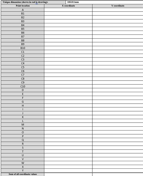 Solved Figure 1dDetermine The X And Y Coordinates Of Each Of Chegg Com