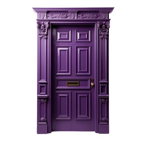 Purple Doorway With Golden Details 47590013 Png