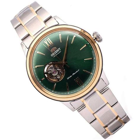 New Orient Bambino Green Open Heart Dial Ra Ag0432e00c Ra Ag0432e Two