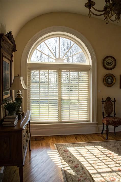 Chic Window Blind Styles For Oval Spaces Light And Layer