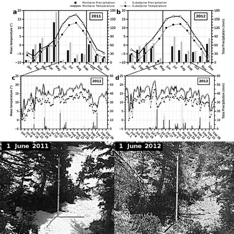 A And B Monthly Climatic Variables Total Precipitation Vertical