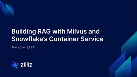 Building Rag With Self Deployed Milvus Vector Database And Snowpark