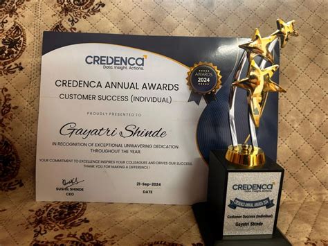 Gayatri Shinde On Linkedin Customersuccess Gratitude Annualawards Teamwork Growth